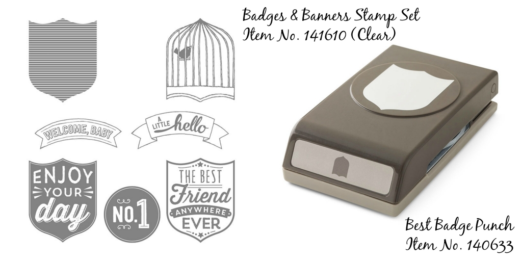 Badges & Banners Welcome Card! - Pretty Paper Cards