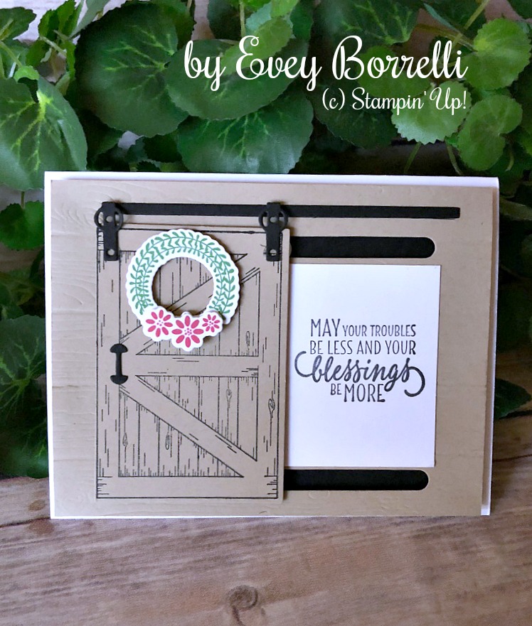 Guest Stamper And Barn Door Card! - Pretty Paper Cards