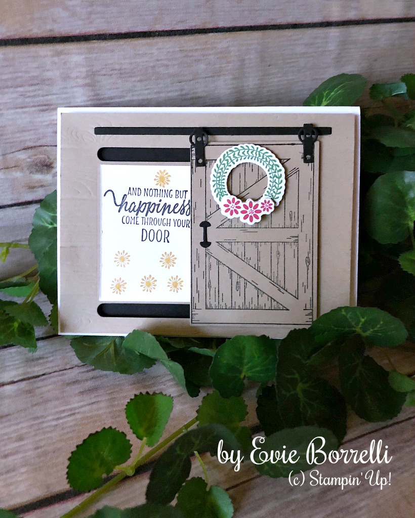 Guest Stamper And Barn Door Card! - Pretty Paper Cards