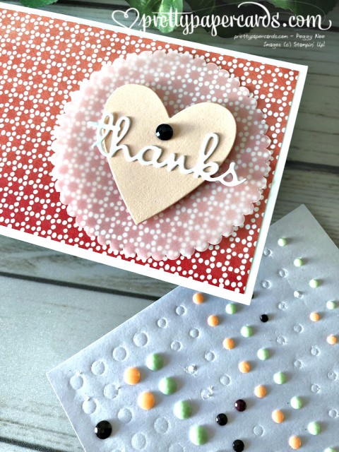 Easy Heart of Thanks Card! - Pretty Paper Cards