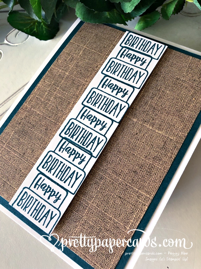 NEW VIDEO: Happy Birthday Column Card! - Pretty Paper Cards