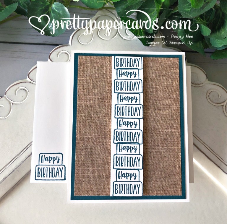 NEW VIDEO: Happy Birthday Column Card! - Pretty Paper Cards