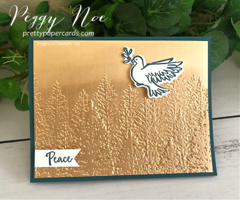VIDEO: Quick and Easy Evergreen Forest Holiday Card! - Pretty Paper Cards