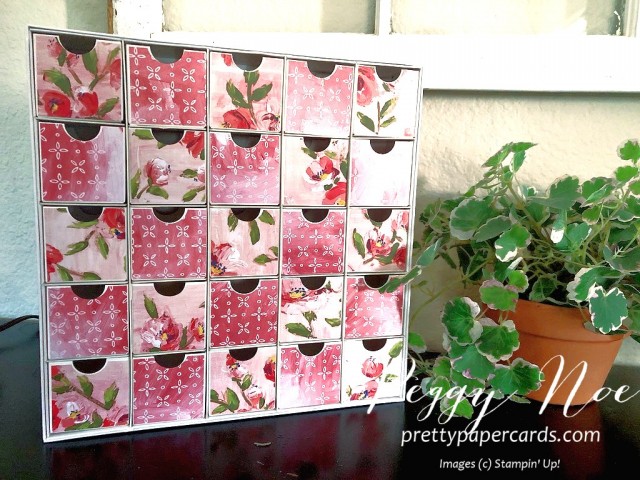 Pretty Floral Storage Box (Alternate Christmas Countdown Project Kit ...