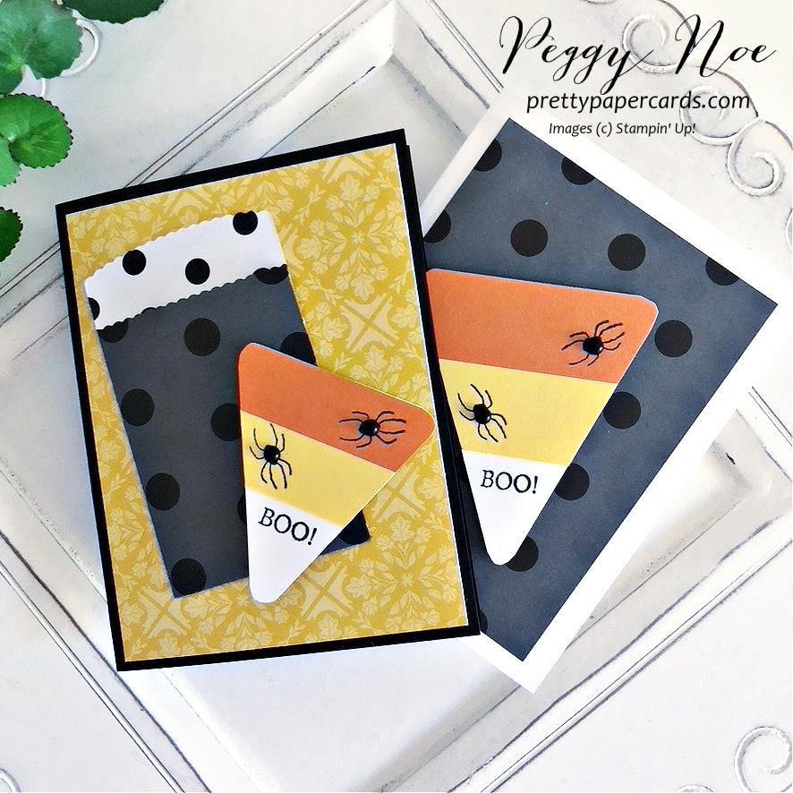NEW VIDEO: How to Make Candy Corn Cards! - Pretty Paper Cards