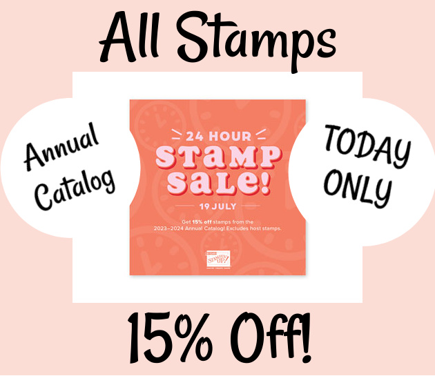 TODAY ONLY: 15% OFF ALL STAMPS IN ANNUAL CATALOG! - Pretty Paper Cards