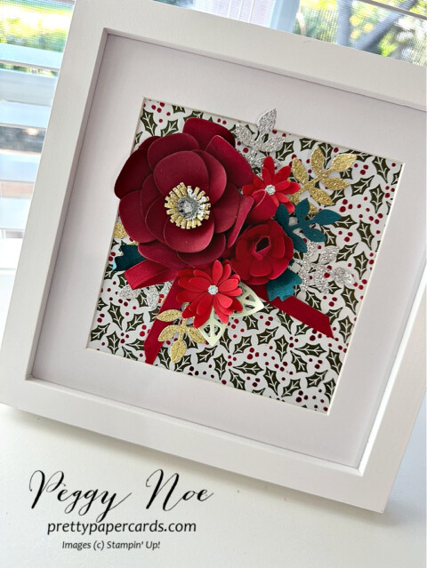 Paper Florist Holiday 3D Framed Project! - Pretty Paper Cards