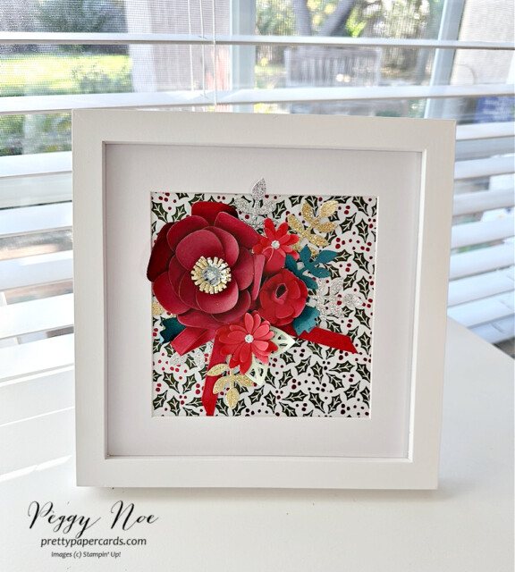 Paper Florist Holiday 3D Framed Project! - Pretty Paper Cards