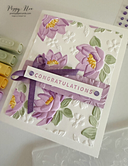 SNEAK PEEK: Layered Florals Congratulations Card! - Pretty Paper Cards