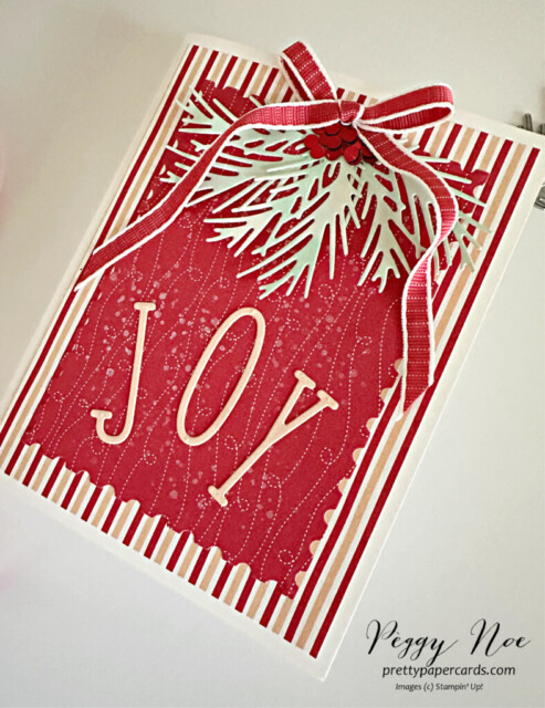 Holiday J-O-Y Card With Sneak Peek! - Pretty Paper Cards