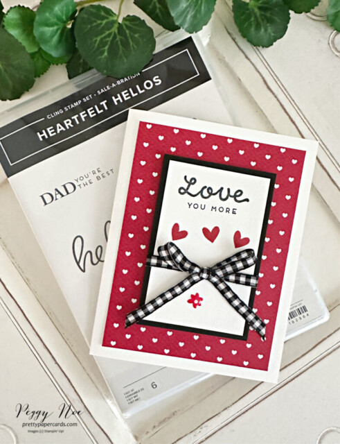 NEW VIDEO: Clean & Simple Valentine Card! - Pretty Paper Cards