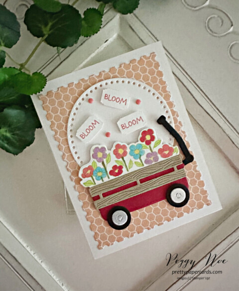 Little Red Wagon Card - Filled With Fun! - Pretty Paper Cards