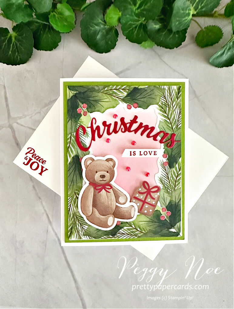 NEW VIDEO: Teddy Bear Christmas Card! - Pretty Paper Cards