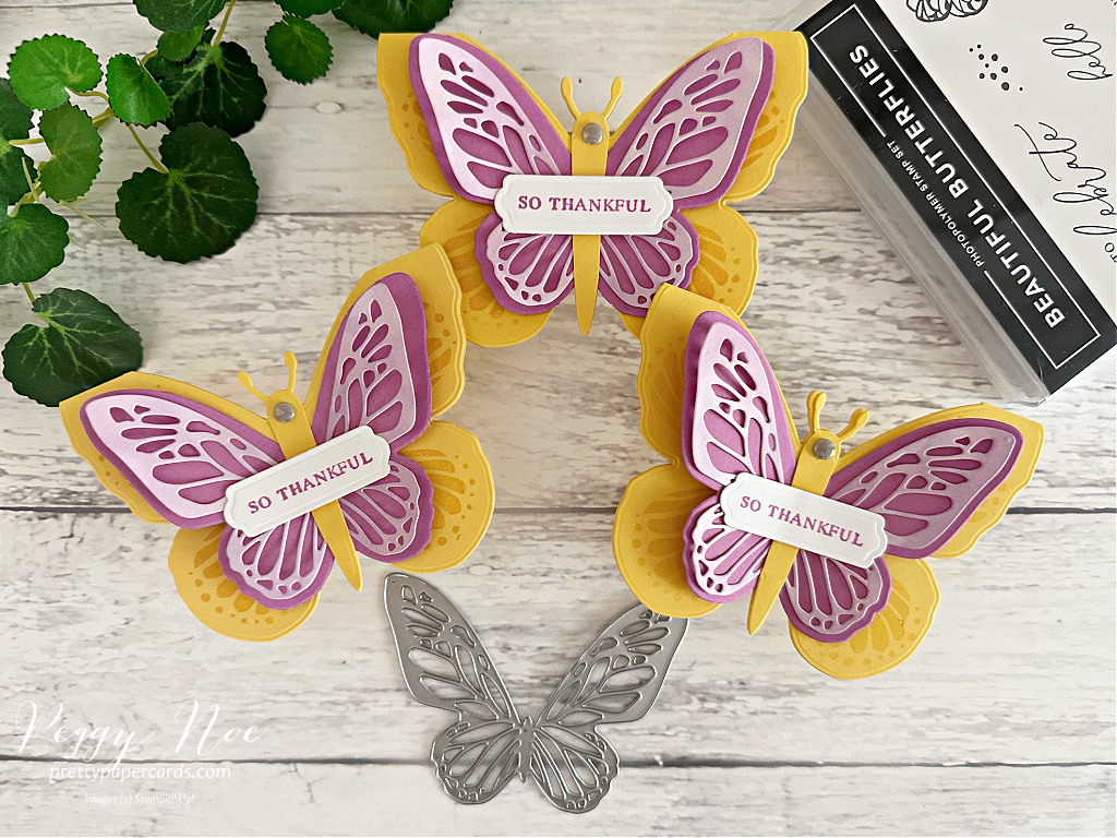 Fluffy Summer Butterflies! - Pretty Paper Cards