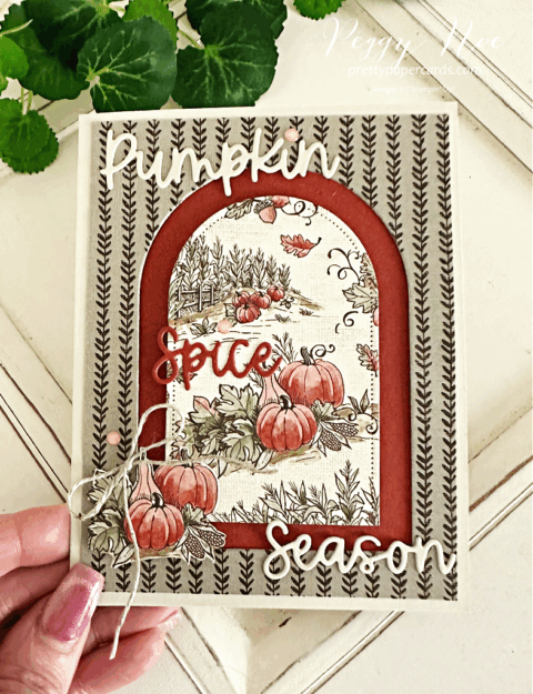 Sneak Peek-Autumn Toile Fun-Fold Card! - Pretty Paper Cards