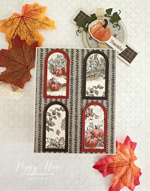NEW VIDEO: Autumn Toile Fun Fold Card! - Pretty Paper Cards