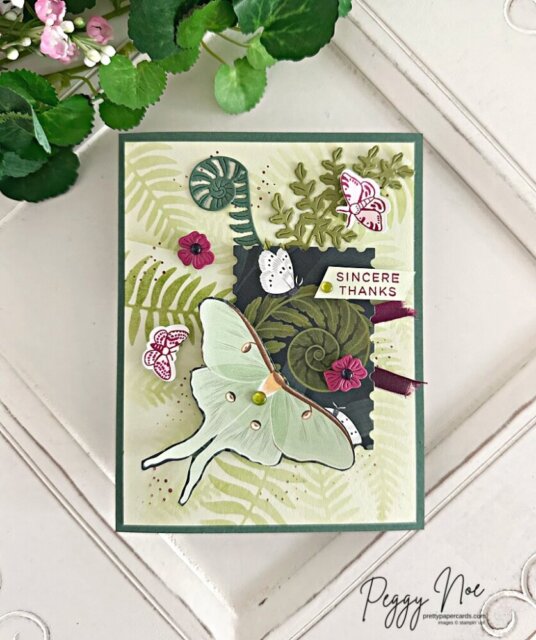 Moonlit Flora Thank You Card! - Pretty Paper Cards