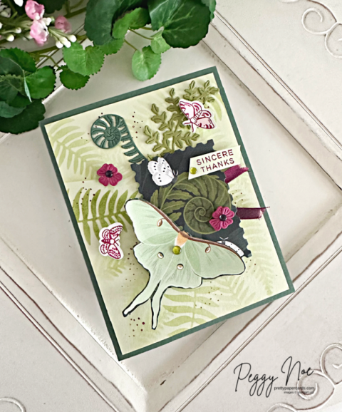 Moonlit Flora Thank You Card! - Pretty Paper Cards